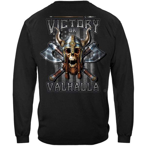 Victory Or Valhalla American Flag Freedom Come and Take it Premium T-S ...
